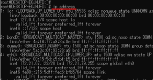 【Linux】インターフェースの情報を確認する方法【IPアドレスやインターフェース名を調べる】